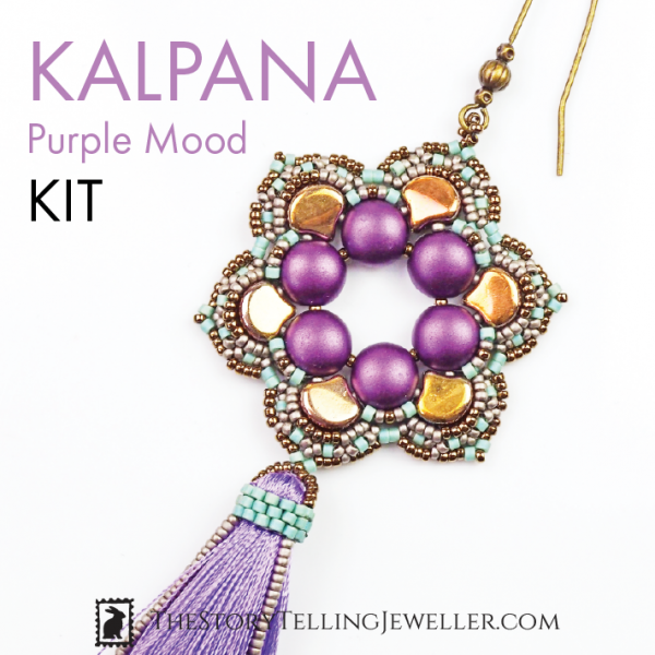 ROCOCO Earring kit by Ruxandra Puscas – Lavender