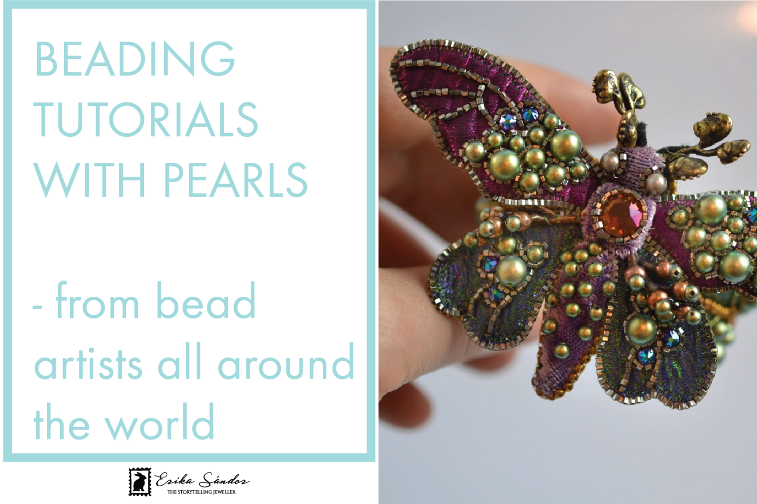 Beading tutorials with pearls – from bead artists all around the world