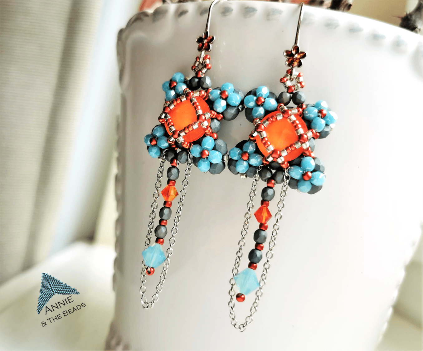 PAPILLON earrings beading tutorial