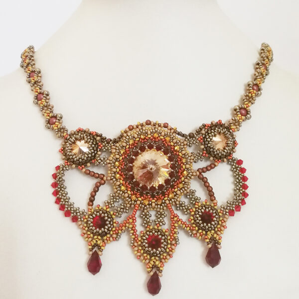 ROCOCO Earring kit by Ruxandra Puscas - Lavender - Beadingschool.com