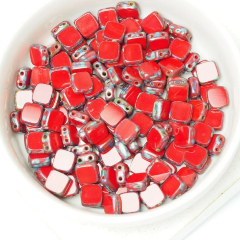 2-hole Table cut tile beads
