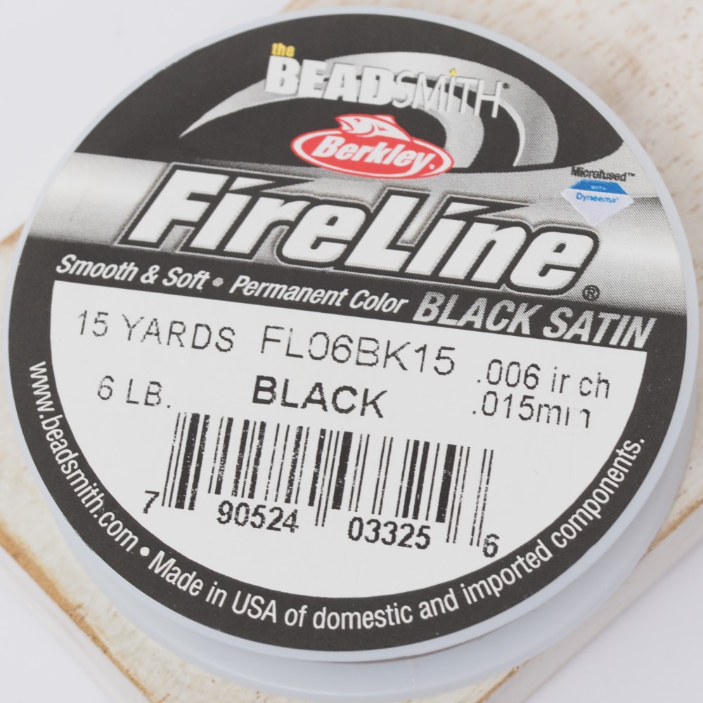 Fireline Black Satin 0.15 mm / 6LB – 15 yard / 13.7 m x 1 pc(s)