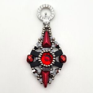 METEORA earring beading tutorial by Anzelika Häberli